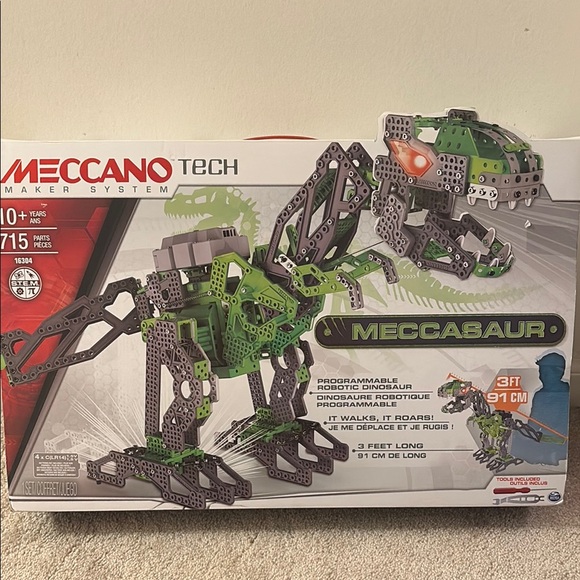 mecca | Toys | Mecca Green And Gray Building Set Robotic Dinosaur ...